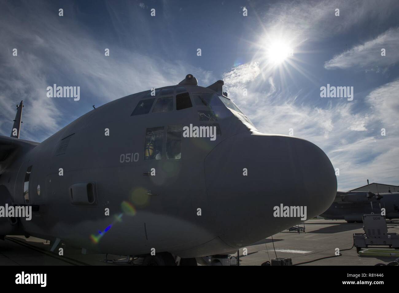 A U.S. Air Force AC-130U Spooky from the 4th Special Operations ...
