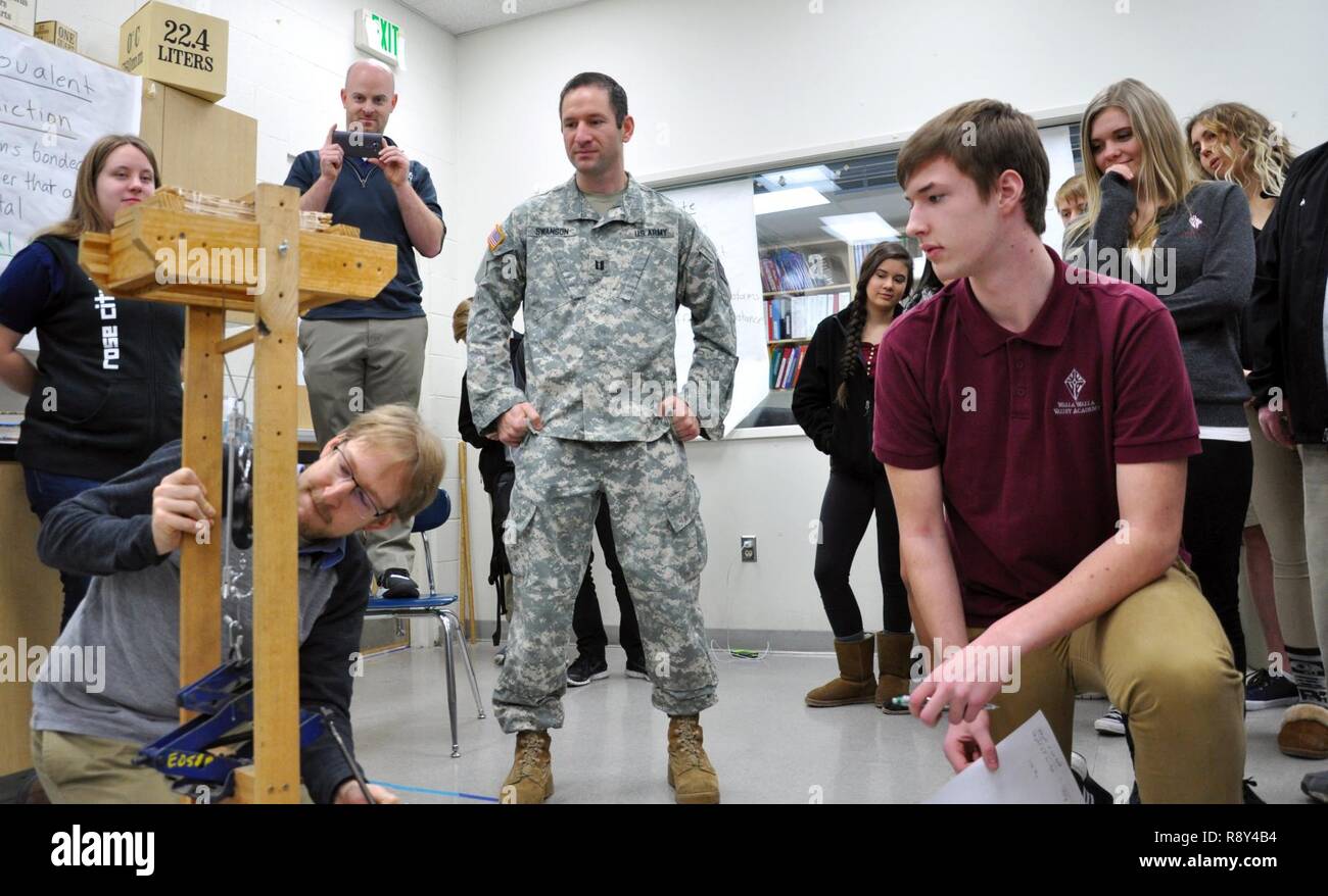 Walla Walla Valley Academy High School students, Teacher Karl Loree, U ...