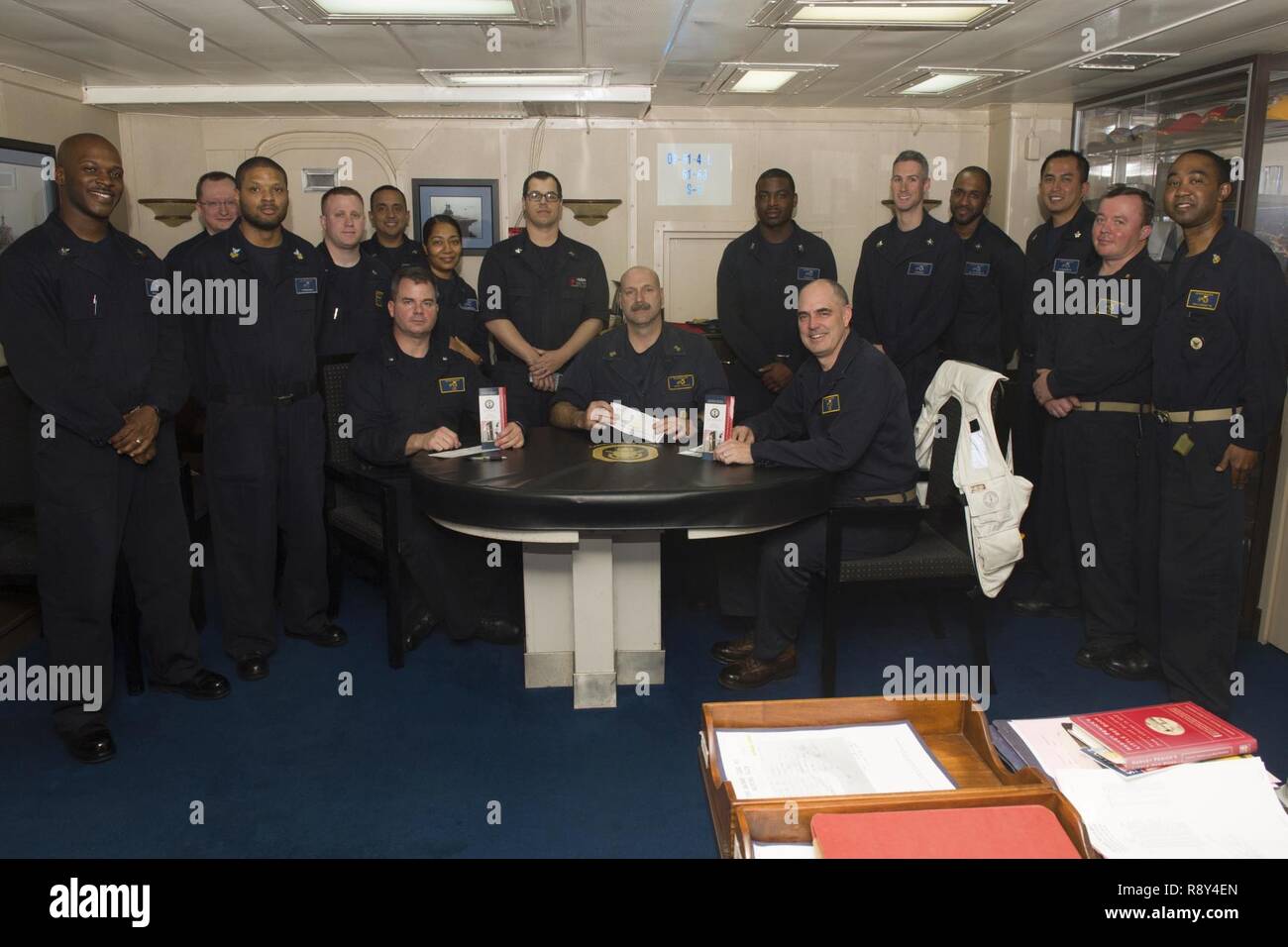 ATLANTIC OCEAN (March 6, 2017) - Bataan Commanding Officer Capt. Eric N ...