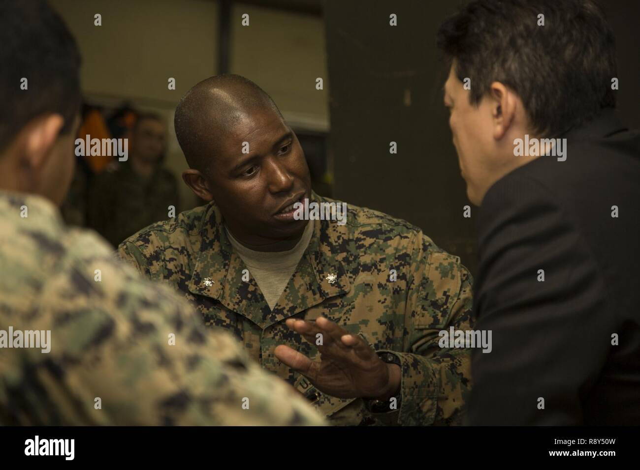 U.S. Marine Corps Lt. Col. Brian Butler, a battalion commanding officer ...