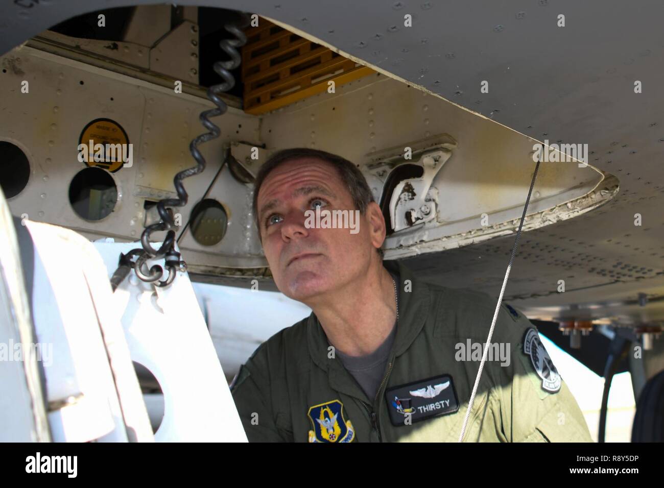 U.S. Air Force Lt. Col. Steve Smith, 93rd Bomb Squadron flight ...