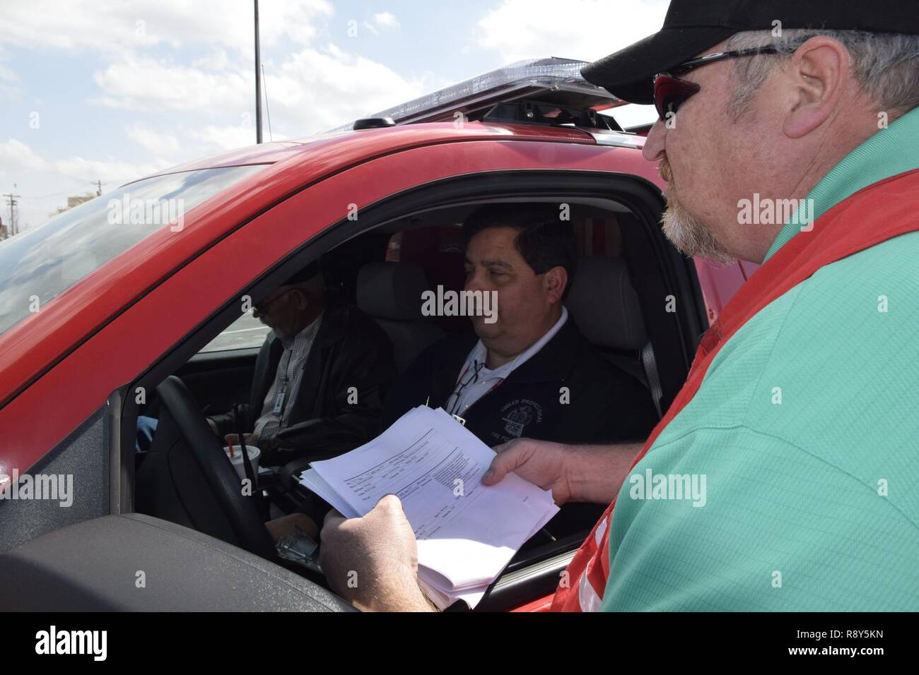 Scott Lindsey, right, 72nd Air Base Wing Inspector General office ...