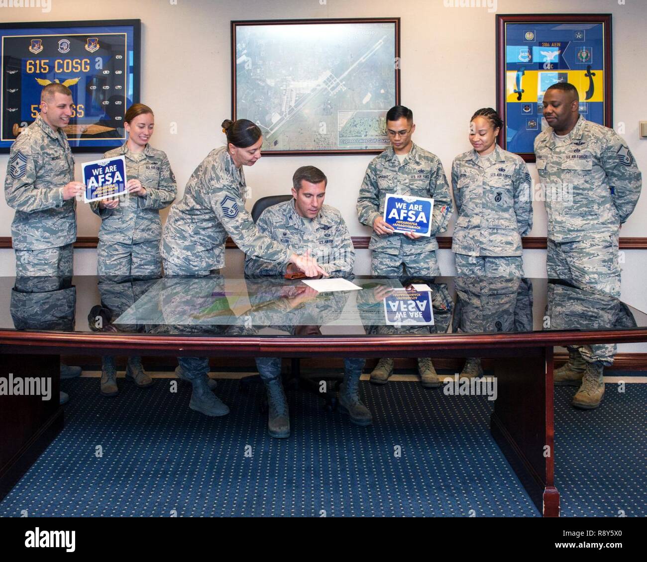 U.S. Air Force Col. John Klein, 60th Air Mobility Wing commander ...