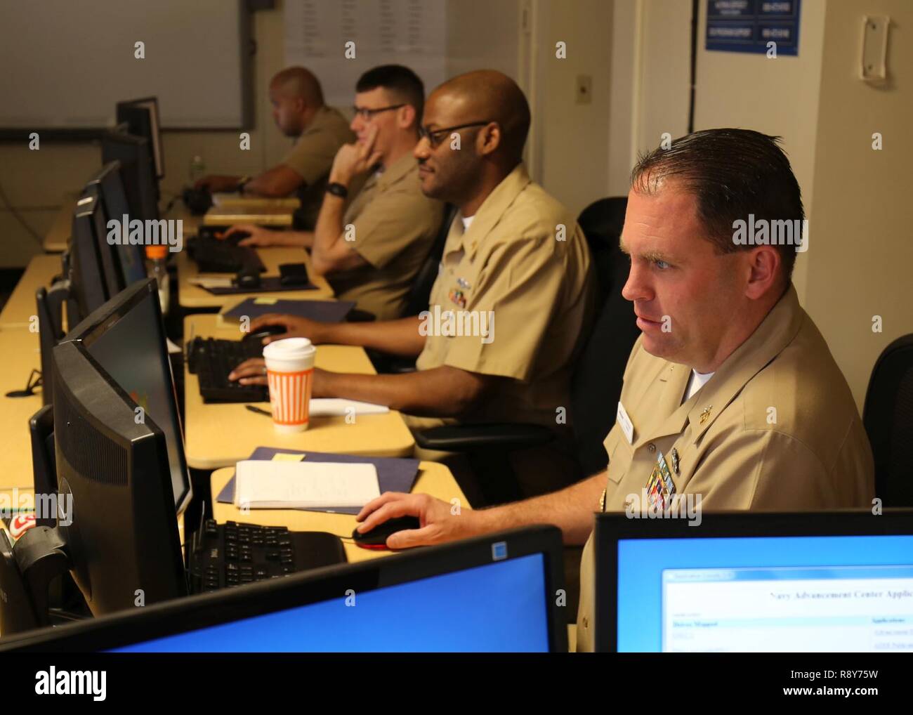 Navy advancement center hi-res stock photography and images - Alamy