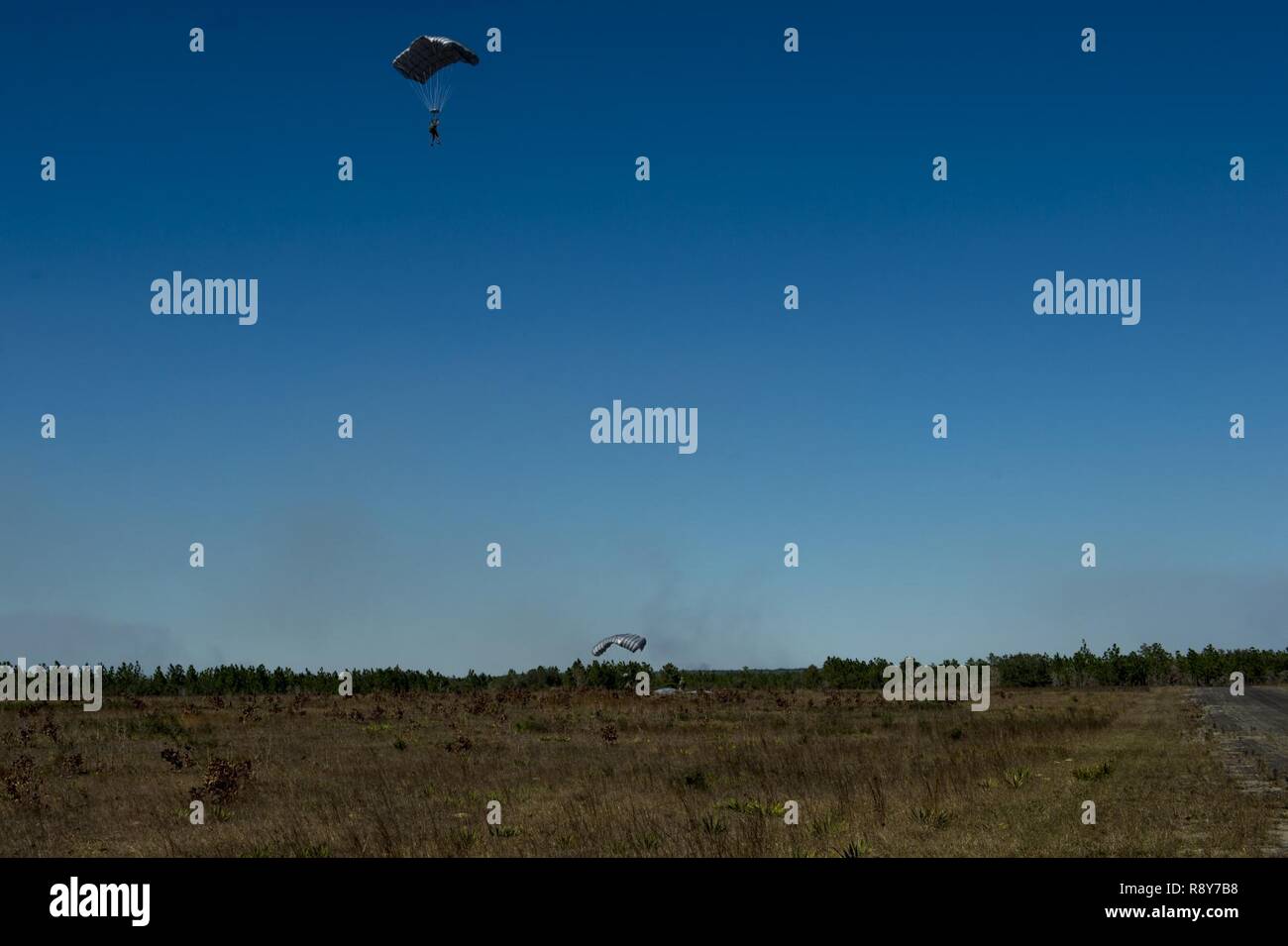 U.S. Air Force Airmen from the 24th Special Operations Wing guide their ...