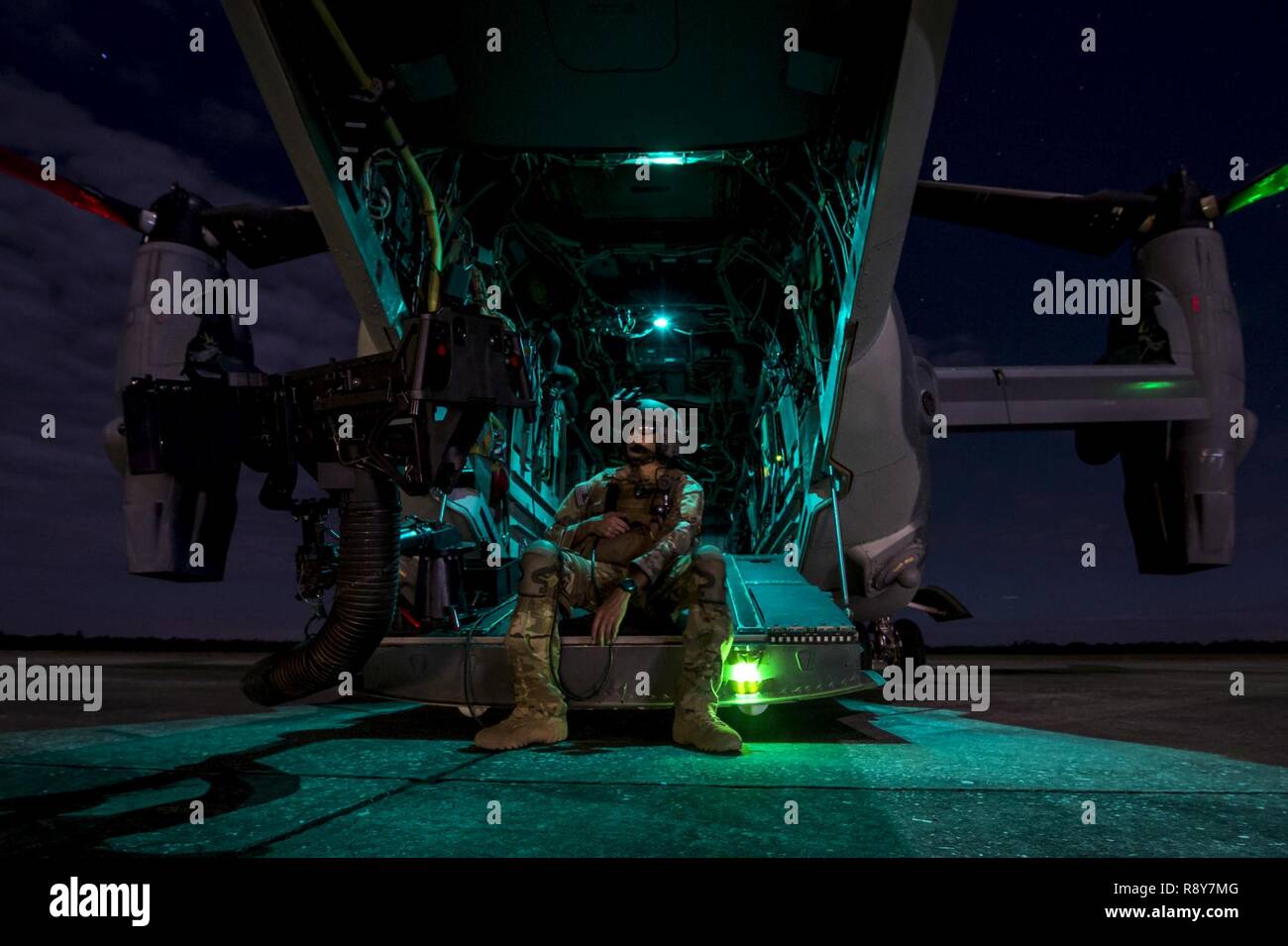 A U.S. Air Force special missions aviator from the 8th Special ...