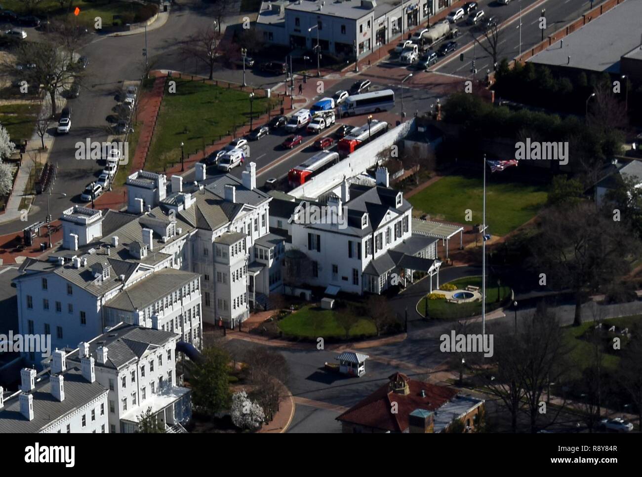 WASHINGTON (March 2, 2017) An aerial view of Tingey House located at ...
