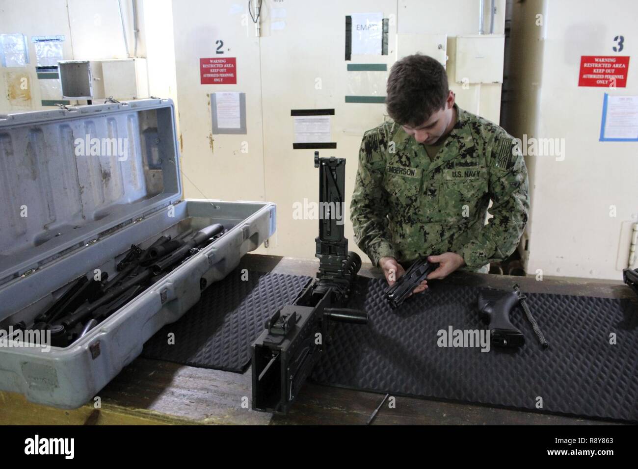 NAVAL STATION ROTA, Spain (March 7, 2017) Electronics Technician 2nd ...