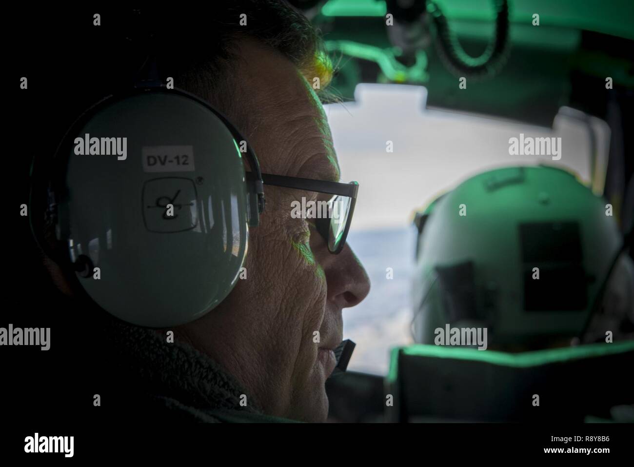 Maj. Gen. Mark Dillon, Pacific Air Forces vice commander, looks out ...