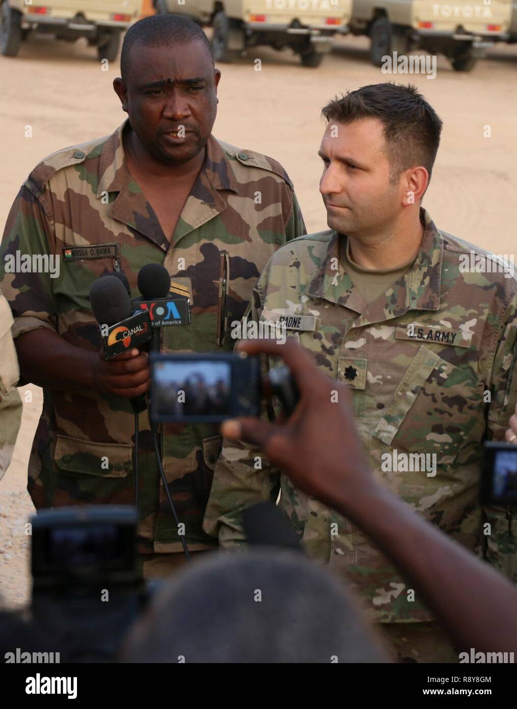 U.S. Army Lt. Col. Christopher L. Paone, right, commander, Group ...
