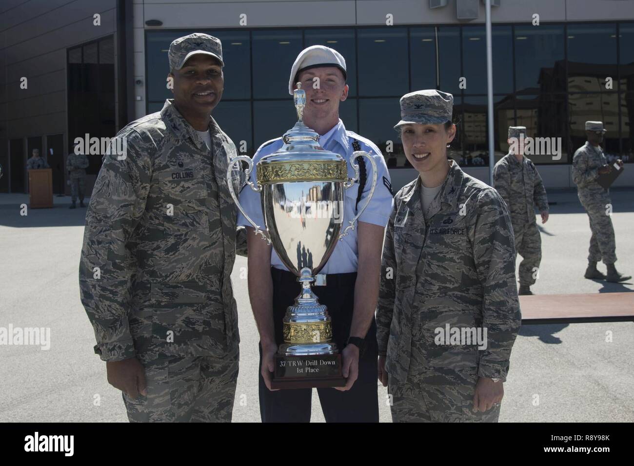 The trophy for first place in the 37th Training Wing Drill Down ...
