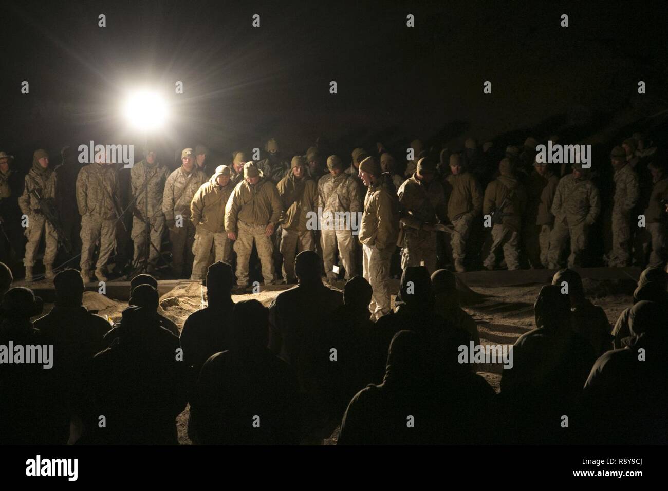 Capt. Thomas Schueman, the company commander of Lima Company, 3rd ...