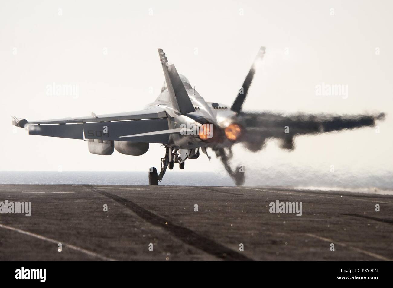MEDITERRANEAN SEA (March 8, 2017) An EA-18G Growler assigned to the ...