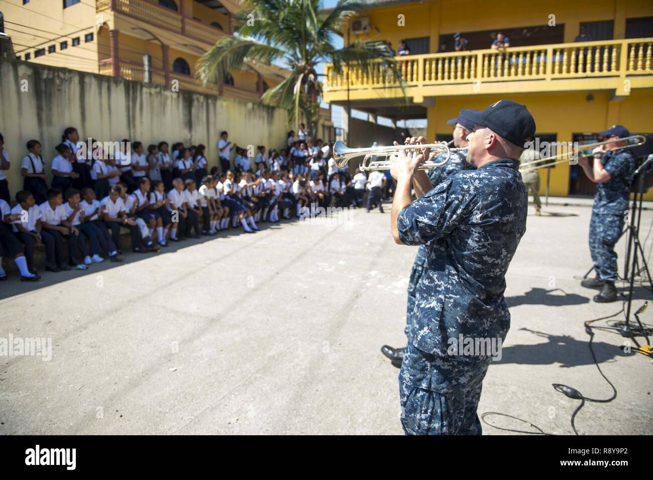 Honduran navy band hi-res stock photography and images - Alamy