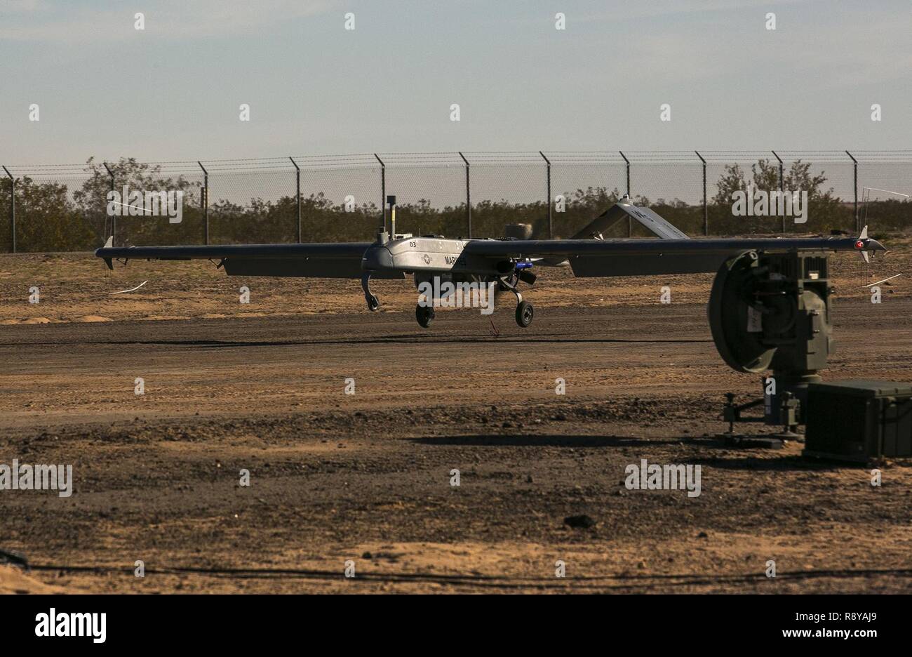 The last RQ-7B "Shadow" lands March 9, 2017 at Cannon Air Defense ...