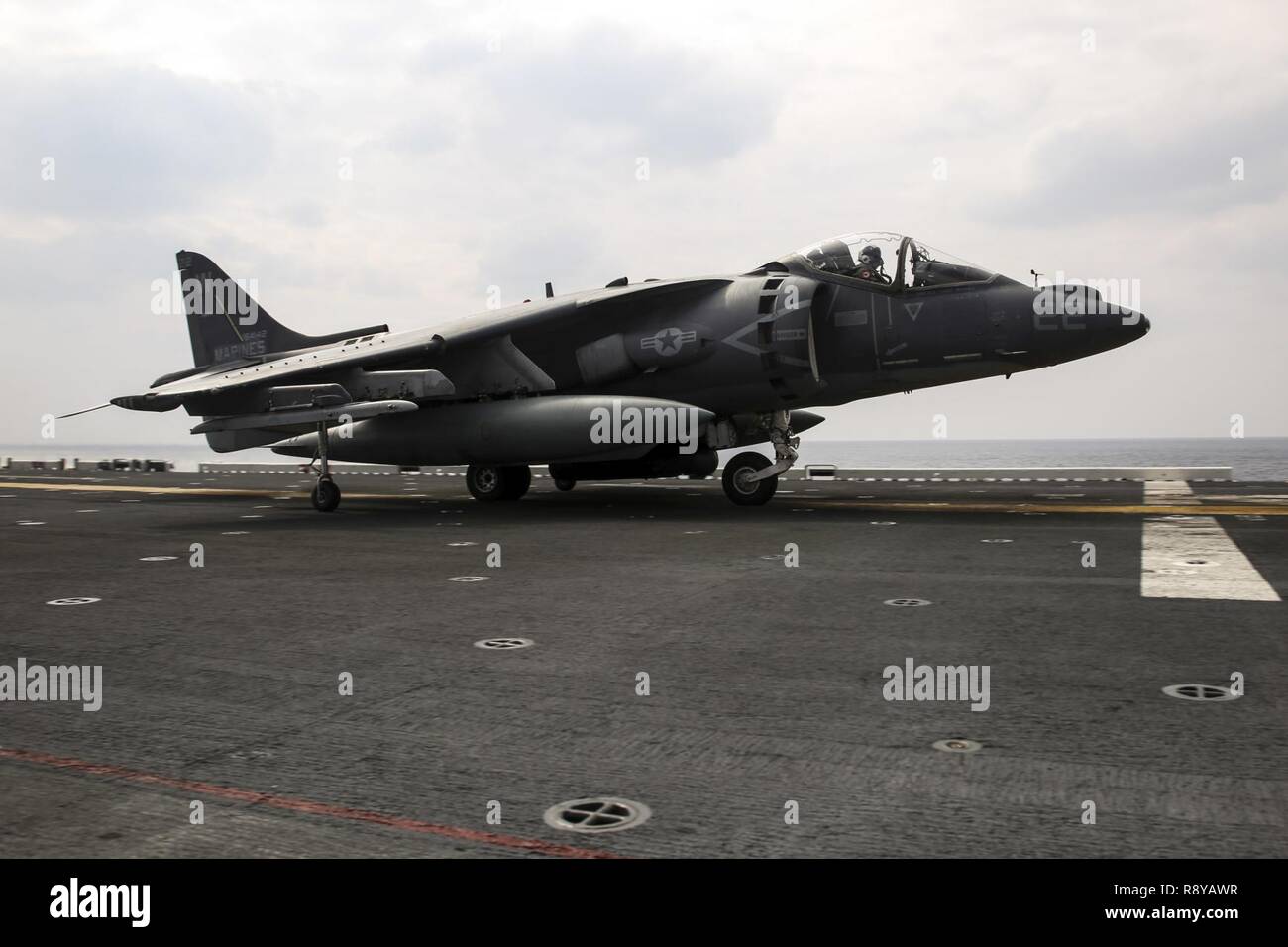 An AV-8B Harrier pilot with Marine Attack Squadron 311, 31st Marine ...