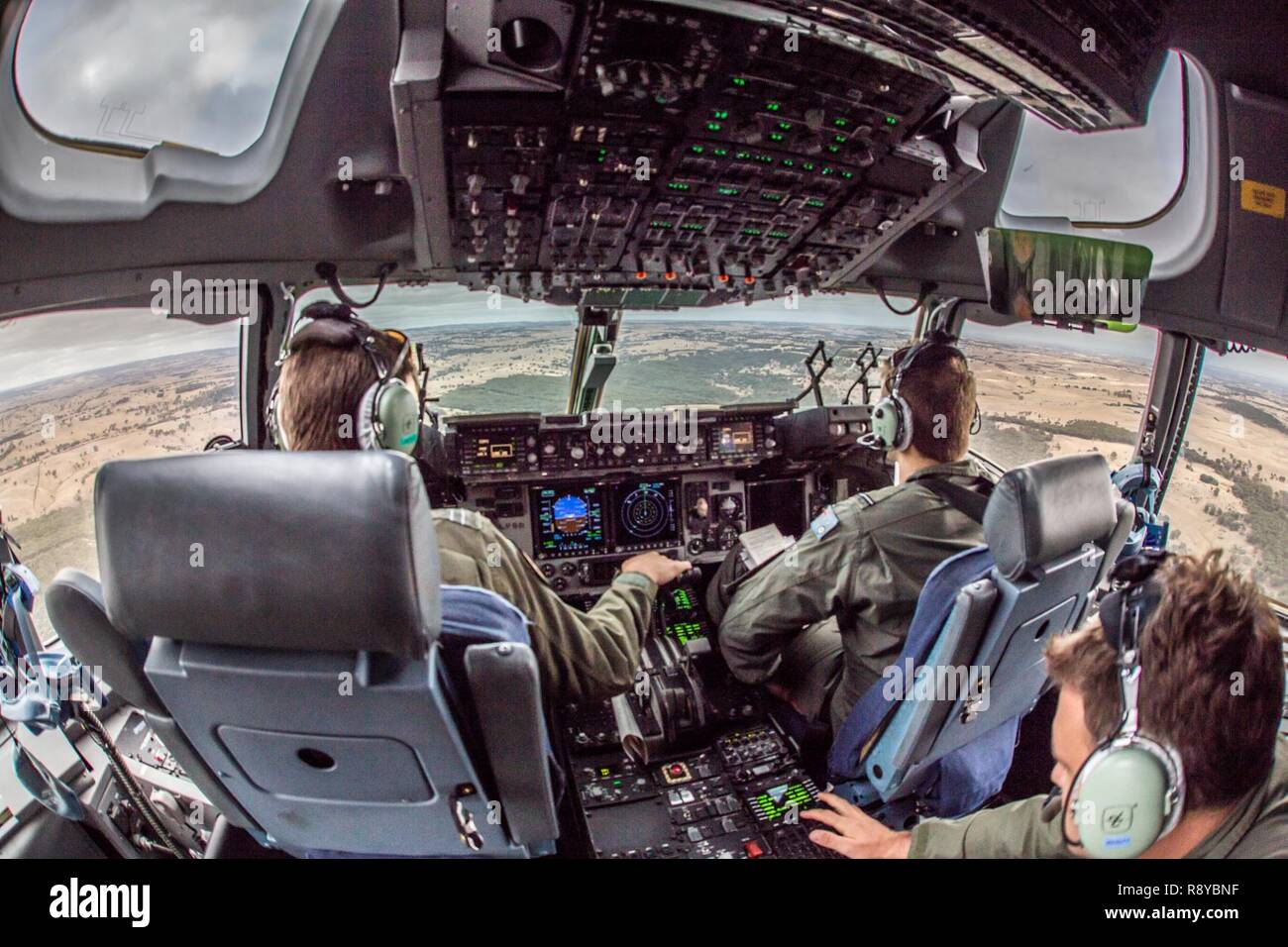 Royal Australian Air Force Flying Officer Doug Izatt and Flight ...