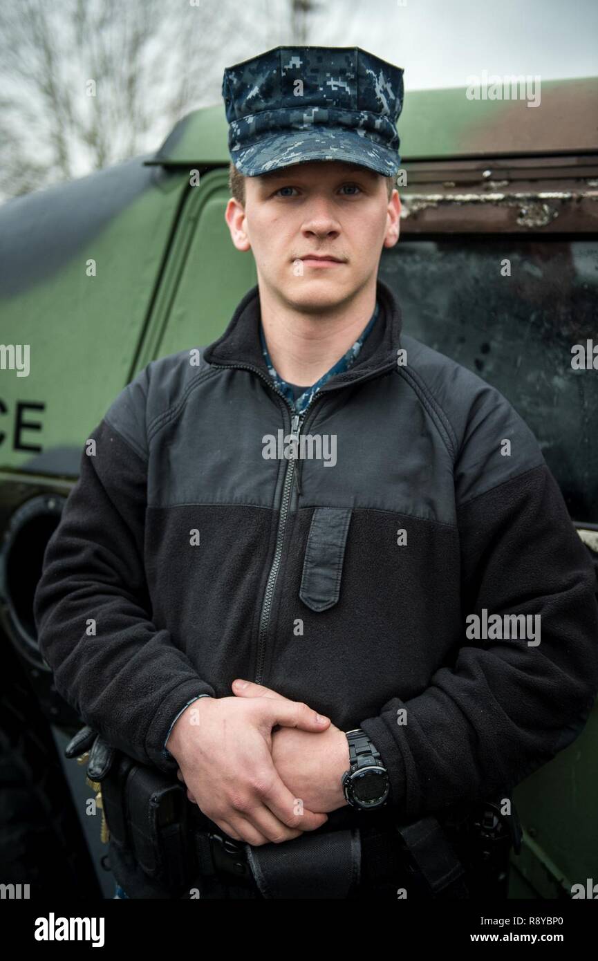 Master-At Arms Seaman Gaige Hoffman, a native of Fairview, Michigan ...