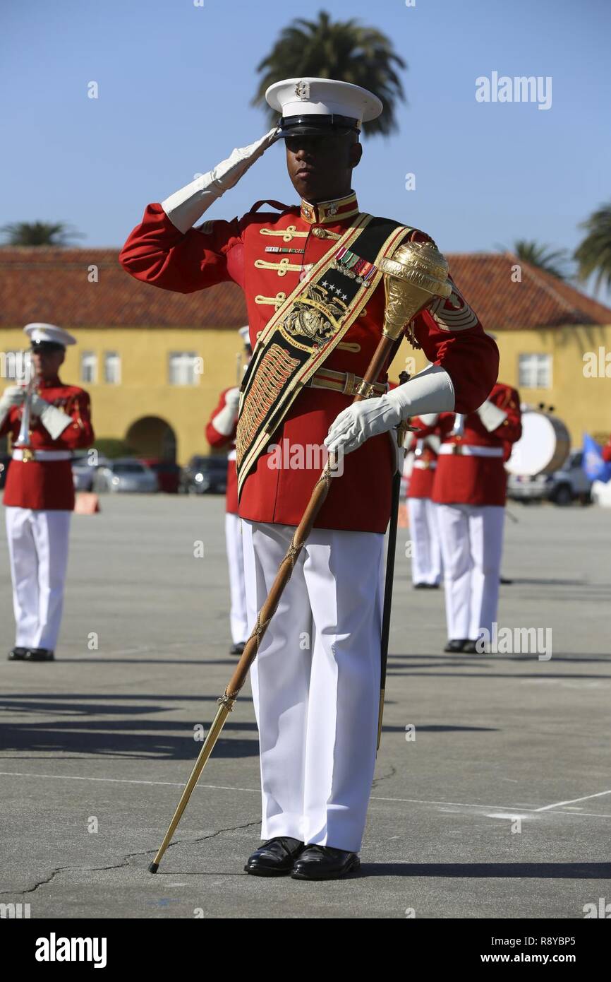 Master Gunnery Sgt. Kevin Buckles, senior enlisted advisor and drum ...