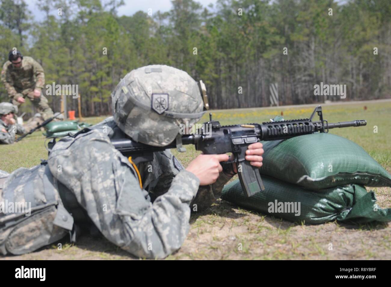 SMALL ARMS RANGE, Fort Stewart, Ga., March 7, 2017 — A Georgia National ...