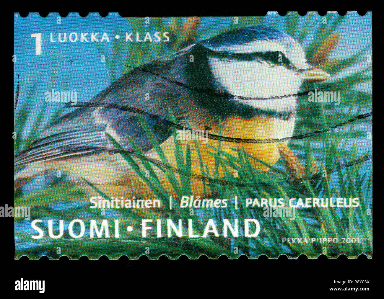 Postage stamp from Finland in the series issued in Stock Photo - Alamy