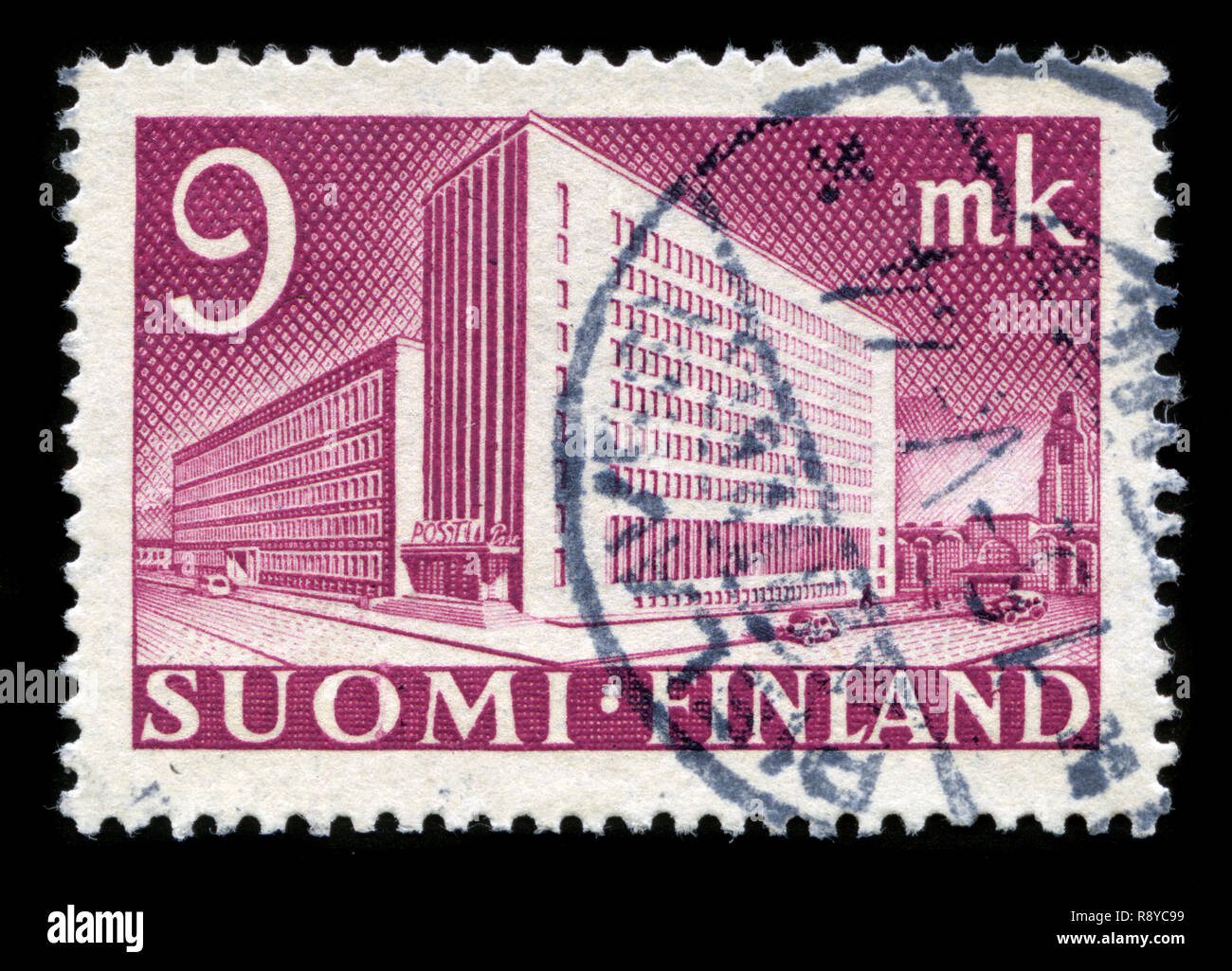 Postage stamp from Finland in the Post Administration Building series ...