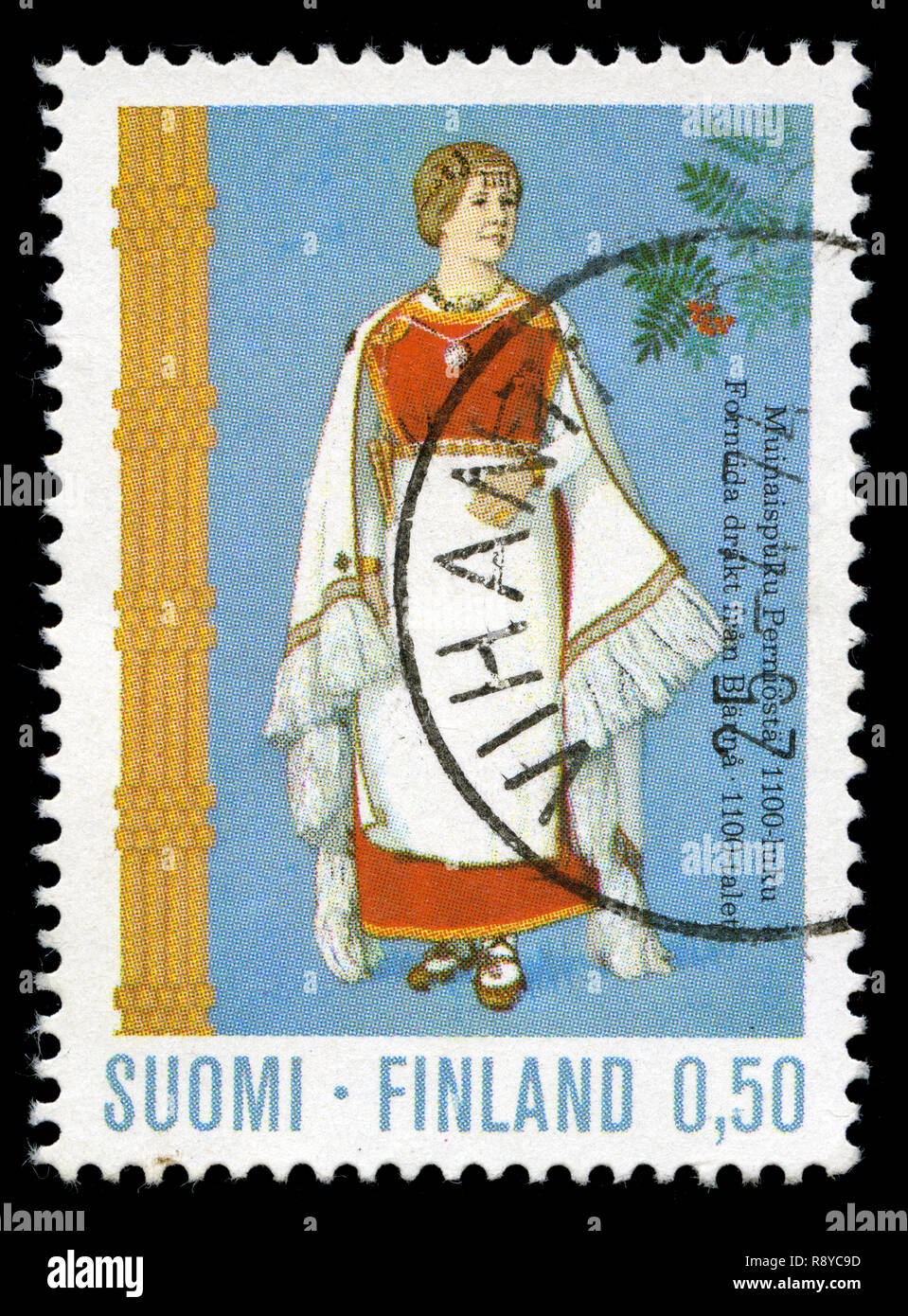 Postage stamp from Finland in the series issued in Stock Photo - Alamy