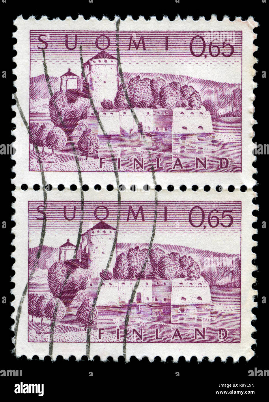 Postage stamp from Finland in the series issued in Stock Photo - Alamy