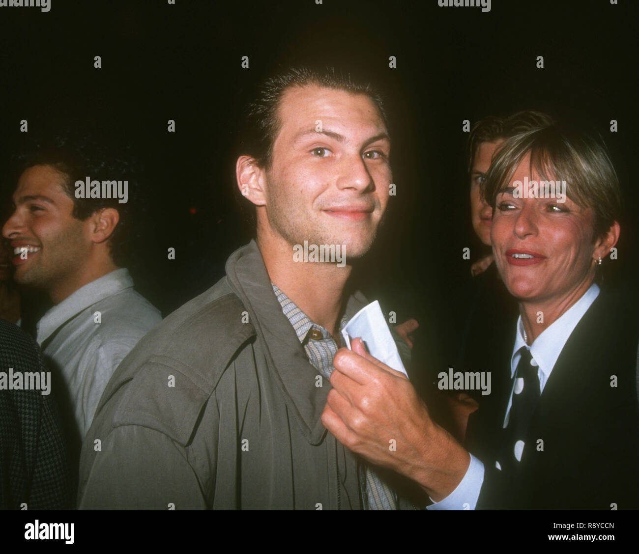 WEST HOLLYWOOD, CA - APRIL 29: Actor Christian Slater and publicist ...