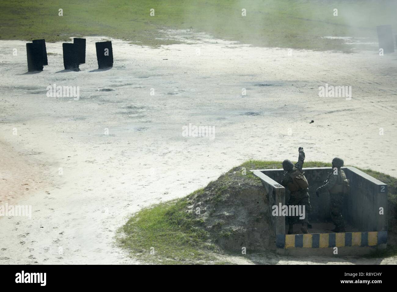 A U.S. Marine with 2nd Assault Amphibian Battalion, 2nd Marine Division ...