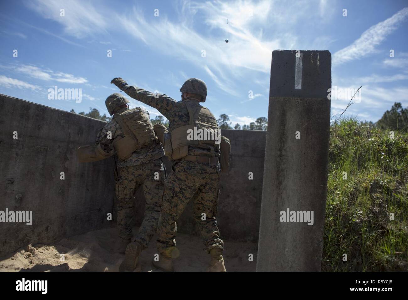 U.S. Marine Corps Cpl. Christopher Nichols, a field radio operator with ...