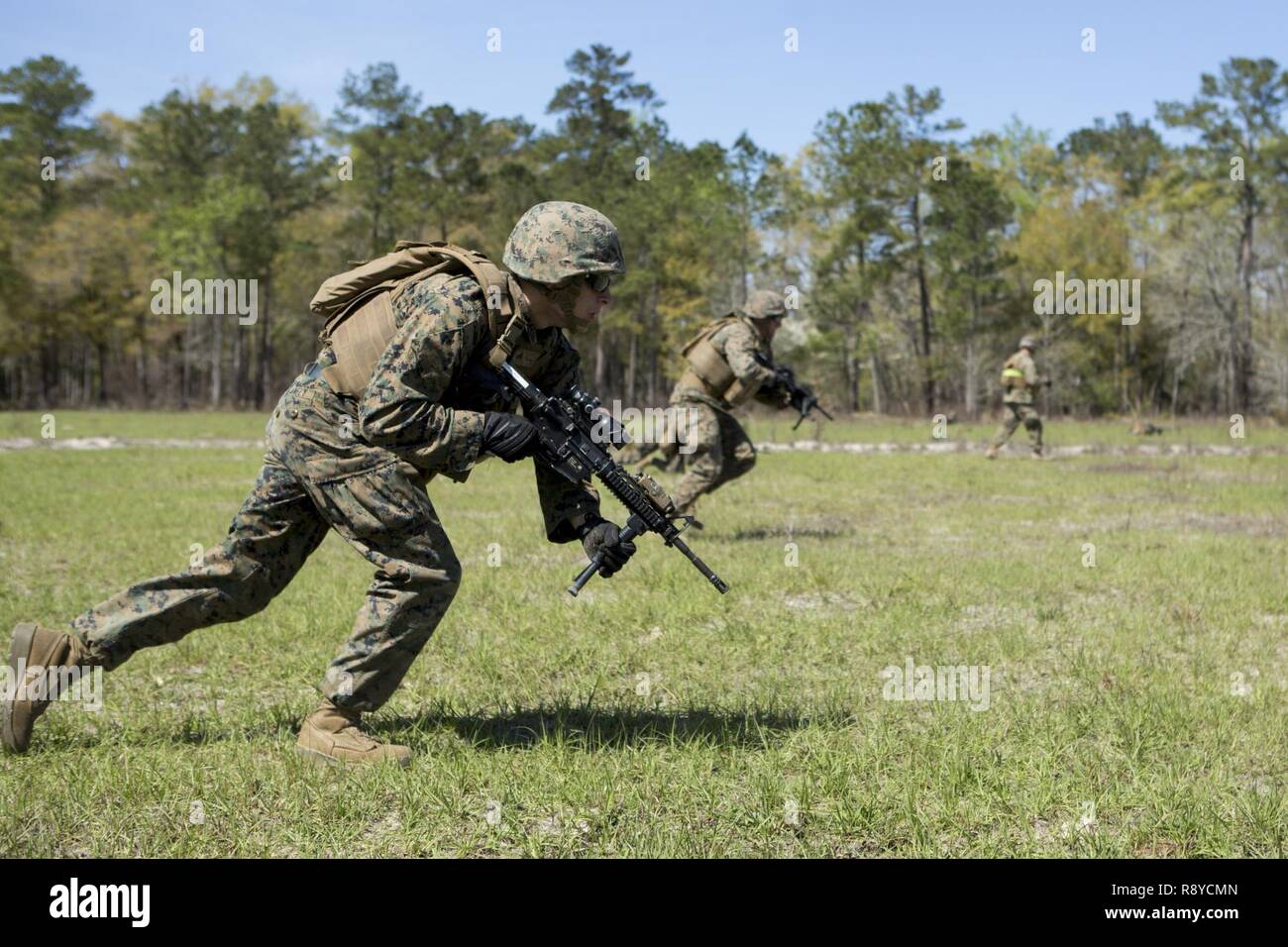 U.S. Marines with Company A, 2nd Assault Amphibian Battalion, 2nd ...