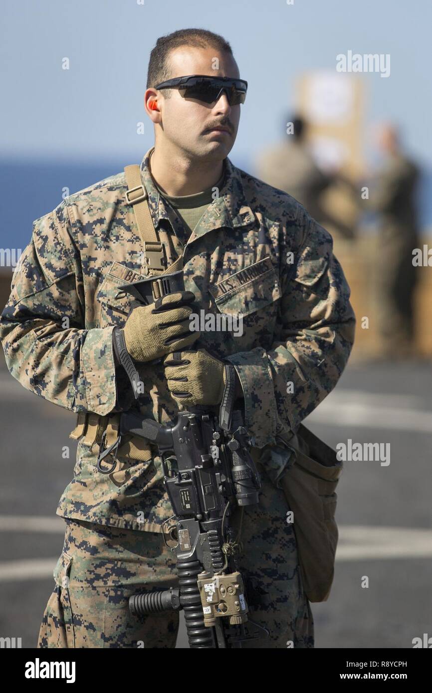 Lance Cpl. Mark Bedoya, a rifleman with India Company, Battalion ...