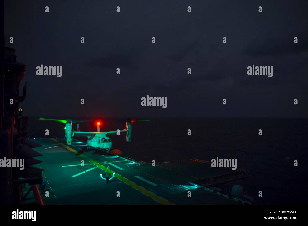 PHILIPPINE SEA (March 10, 2017) An MV-22B Osprey, assigned to the ...