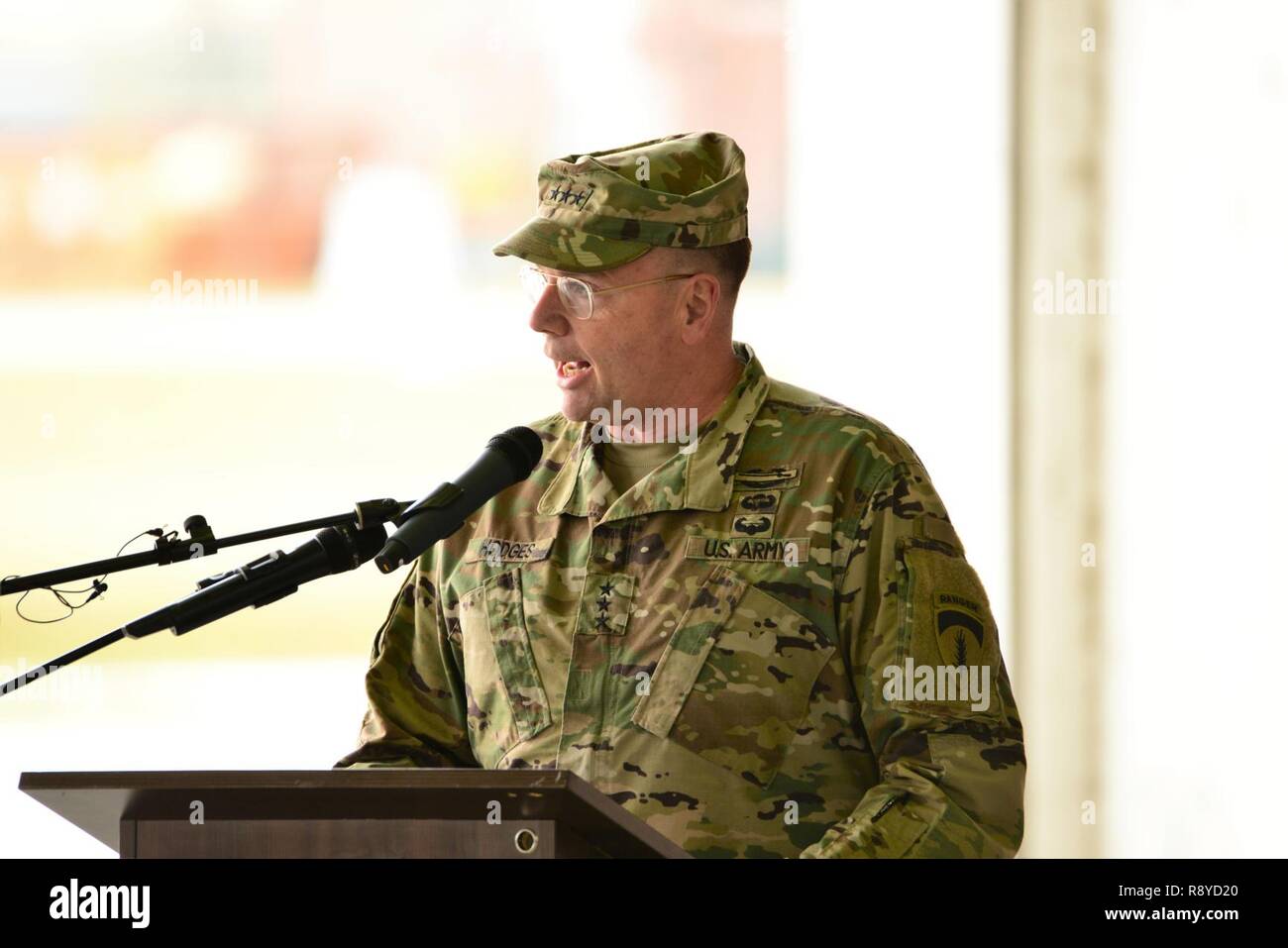 U.S. Army Lt. Gen. Ben Hodges, Commander of the U.S. Army Europe ...