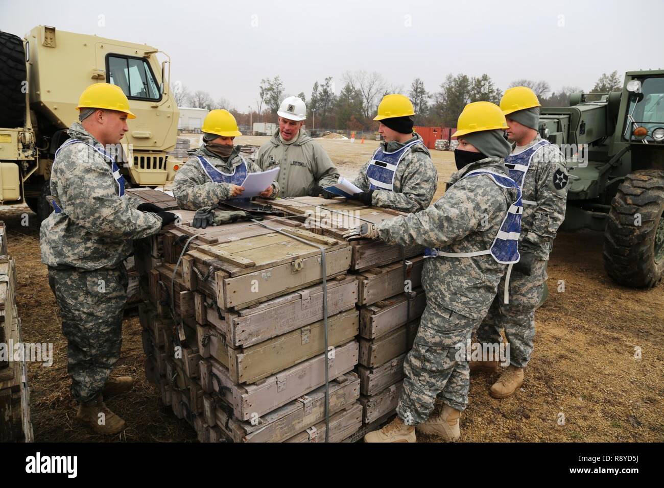 Students and instructors with the 13th Battalion, 100th Regiment’s ...