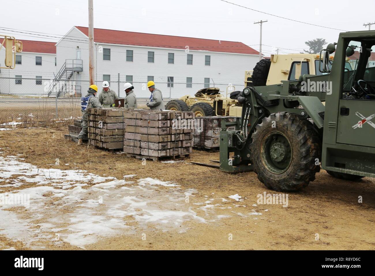Students and instructors with the 13th Battalion, 100th Regiment’s ...
