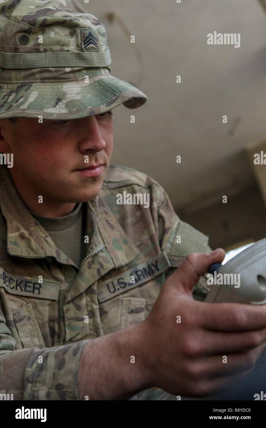 U.S. Army Sgt. Shawn C. Becker, deployed in support of Combined Joint ...