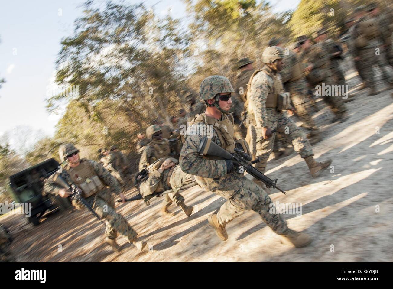 U.S. Marines assigned to Marine Wing Support Squadron (MWSS) 274 ...