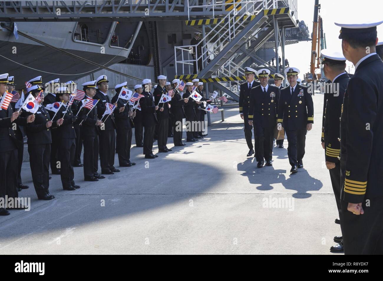 BUSAN, Republic of Korea (March 15, 2017) Republic of Korea Sailors ...