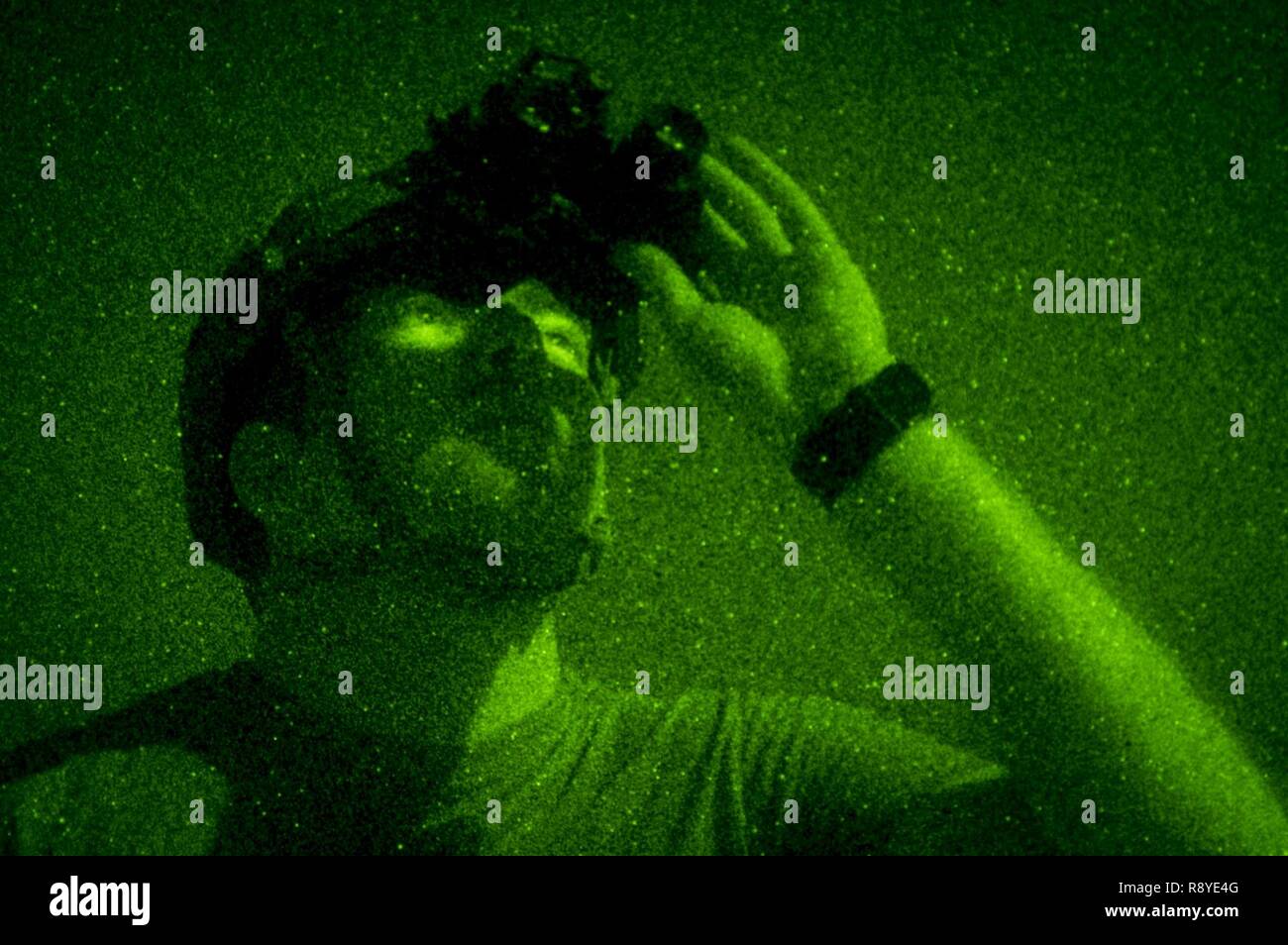 U.S. Air Force Pararescuemen (PJ) and Combat Controllers (CCT)conduct ...