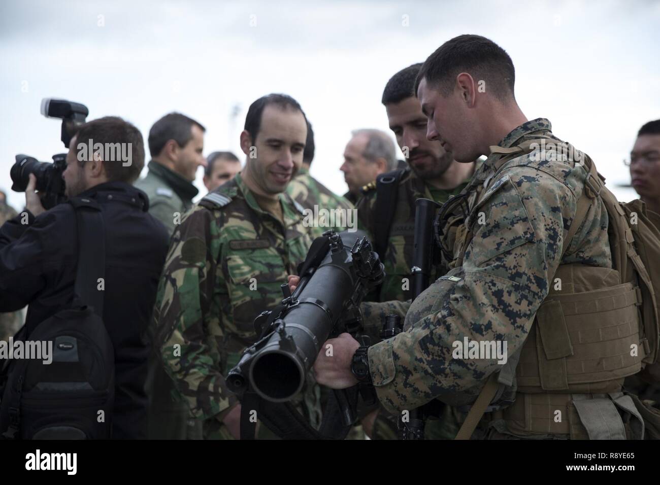 A U.S. Marine Assigned to Special Purpose Marine Air Ground Task Force ...