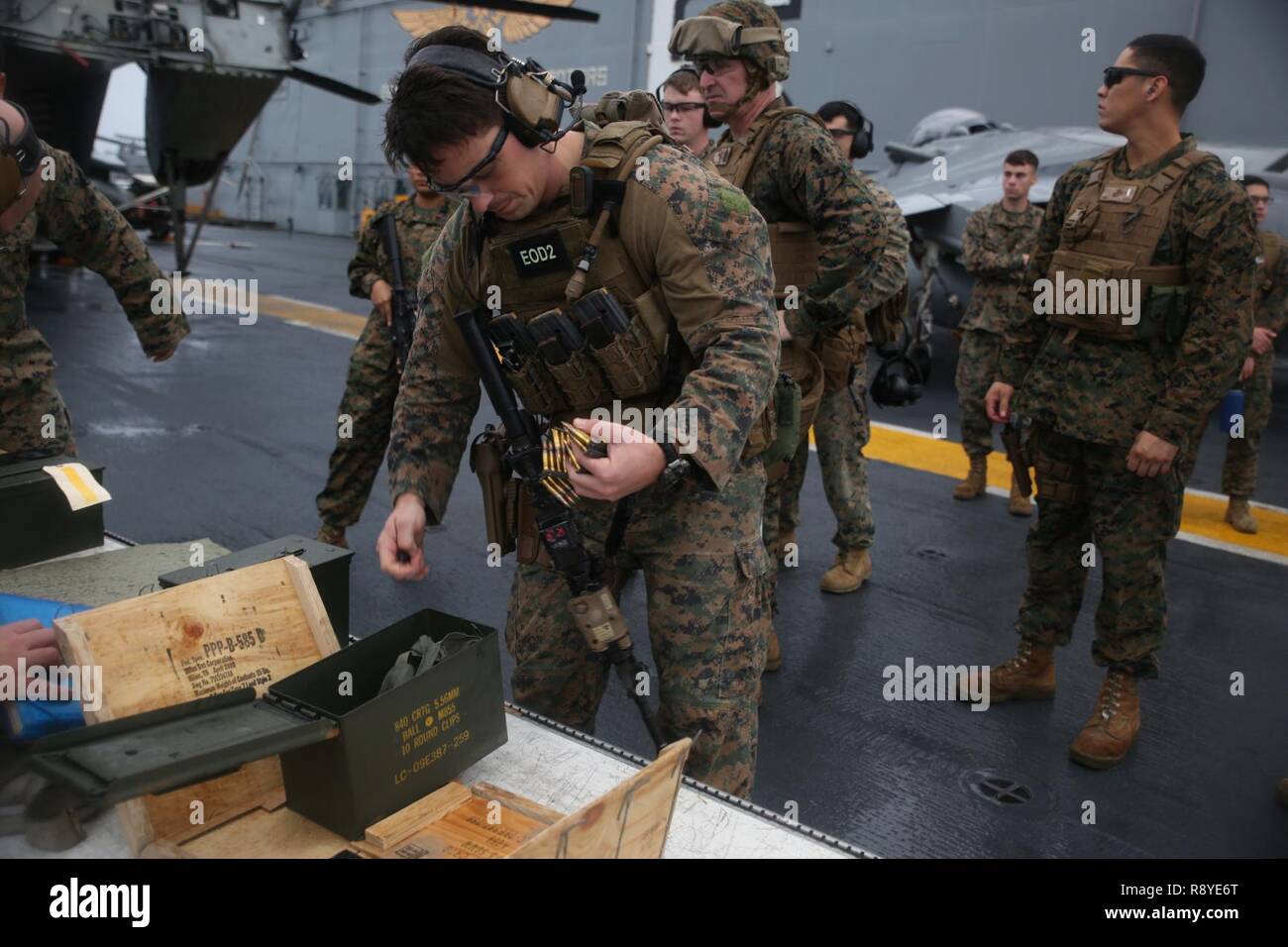 U.S. Marines with Combat Logistics Battalion (CLB) 31, 31st Marine ...