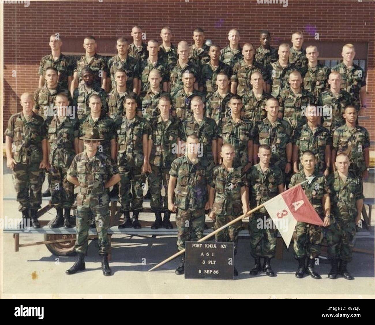 FORT KNOX, Kentucky —Sgt. 1st Class John Wessely, second row, fifth ...