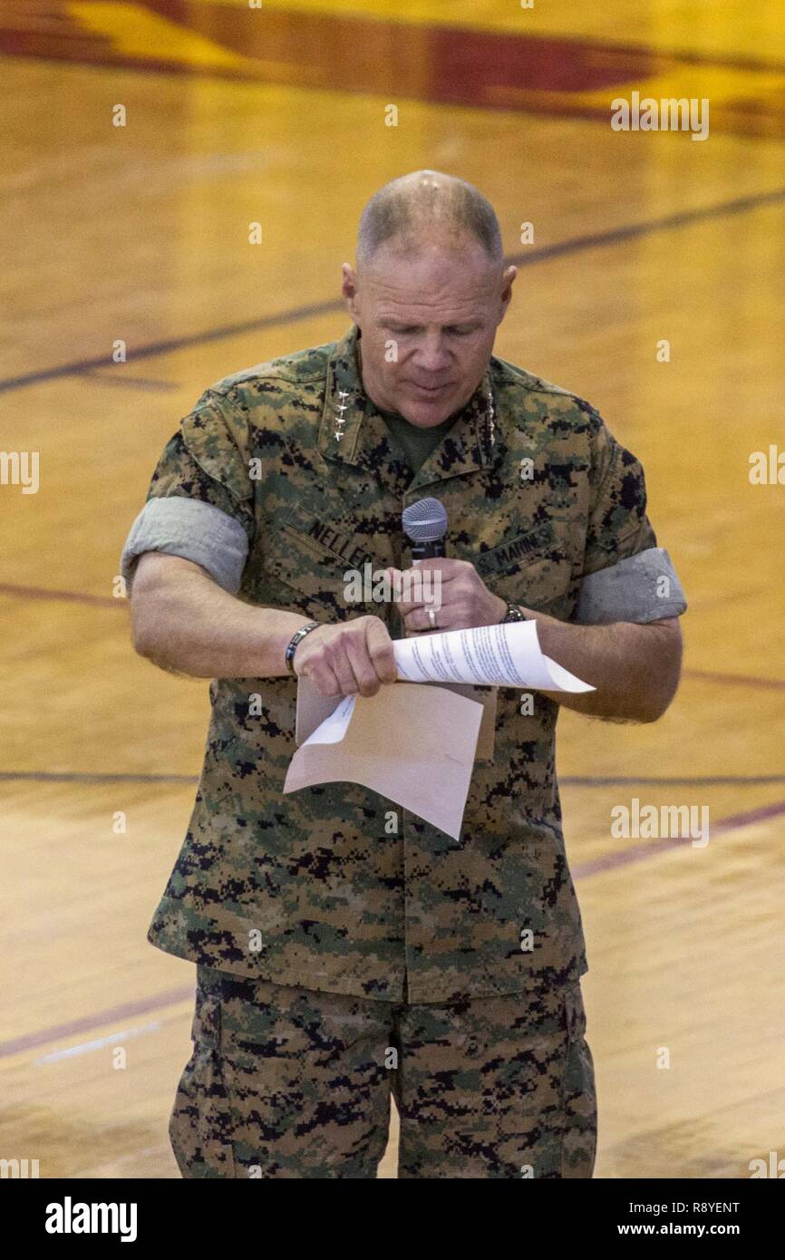 U.S. Marine Corps Gen. Robert Neller, Commandant of the Marine Corps ...