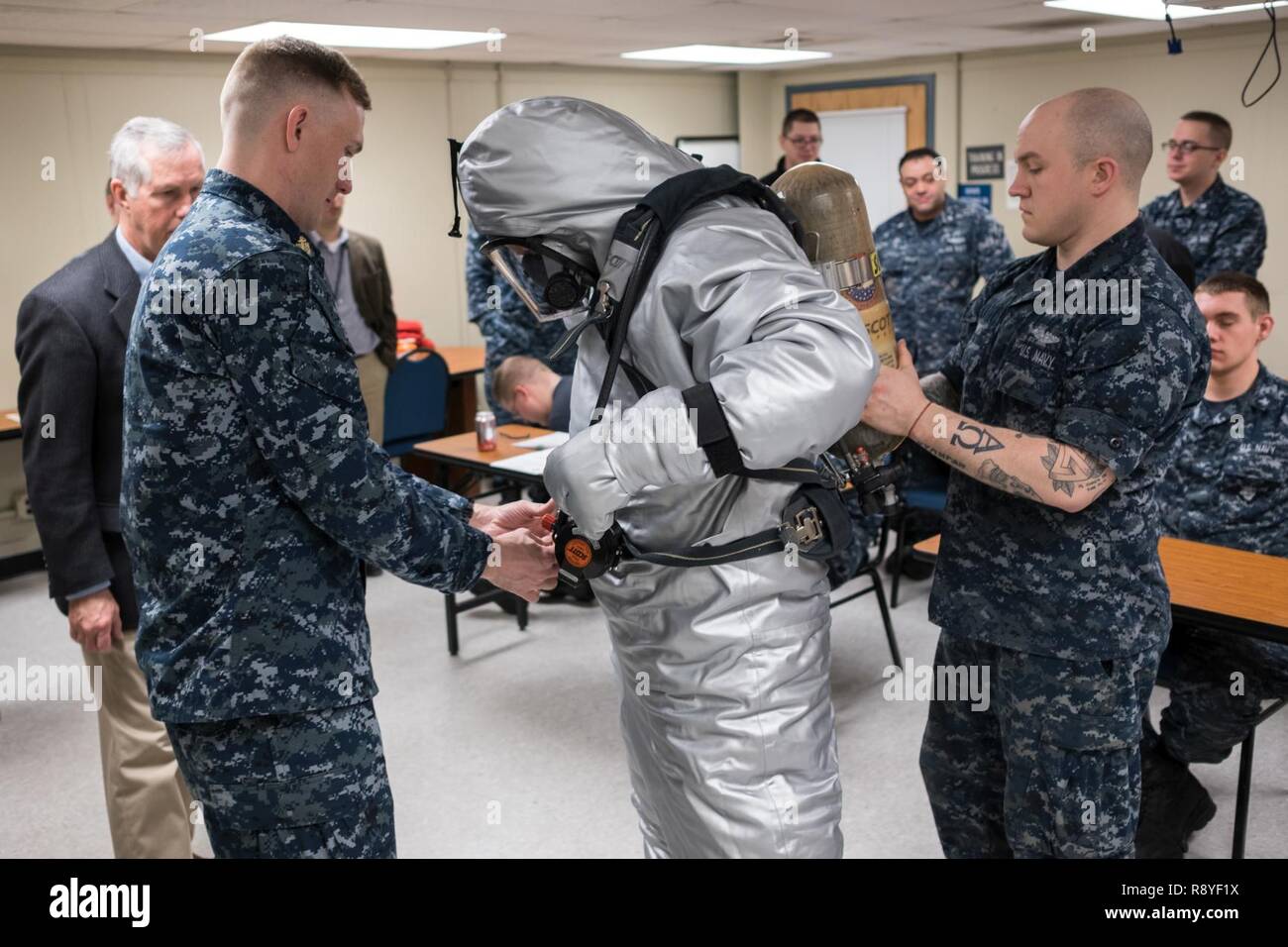 GROTON, Conn. (Mar. 8, 2017) Machinist's Mate nuclear Chief Matt Giffen ...