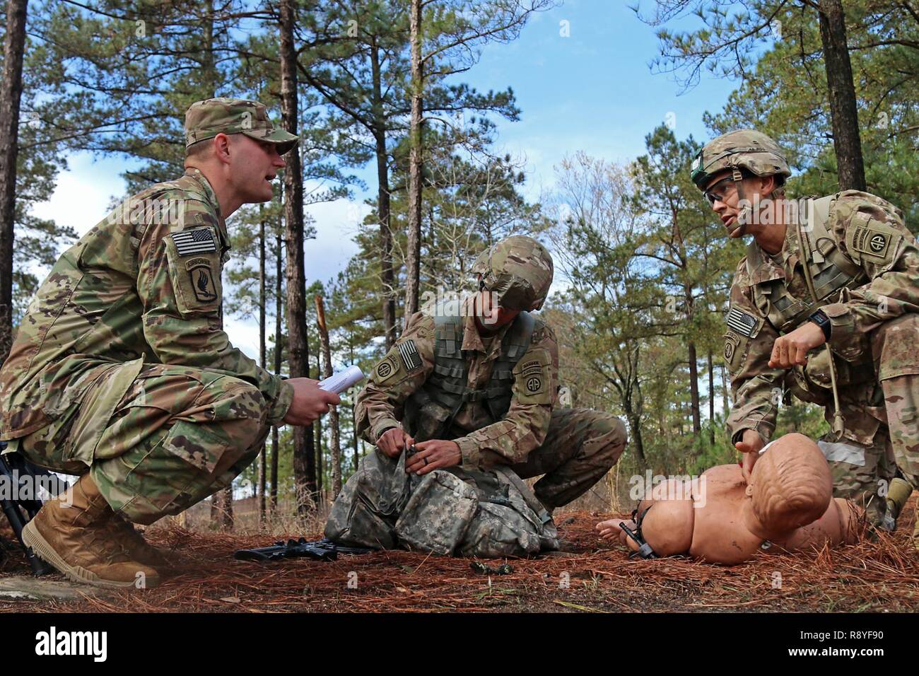 Sgt. Matthew Willich (left), a combat medic assigned to Headquarters ...