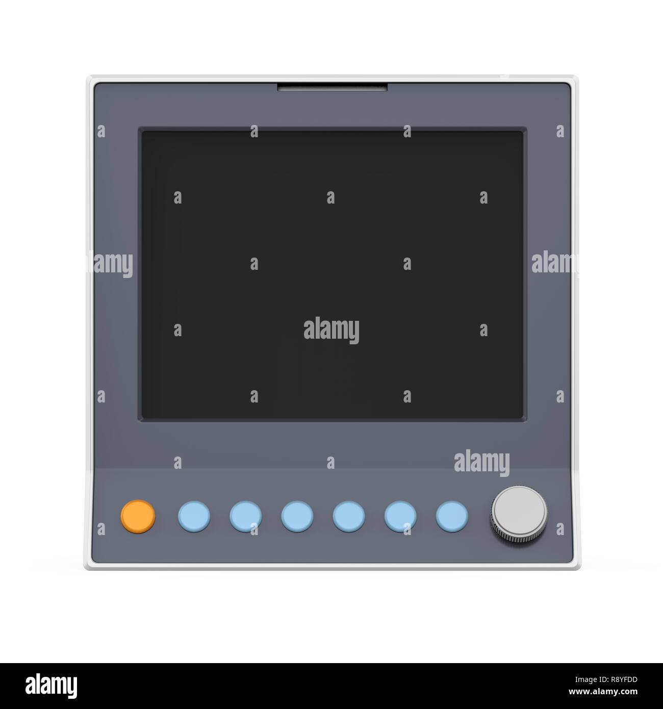 Medical Monitor Isolated Stock Photo - Alamy