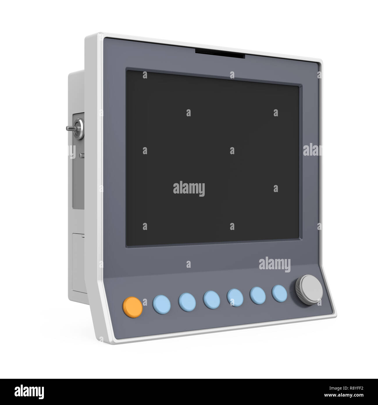 Medical Monitor Isolated Stock Photo - Alamy