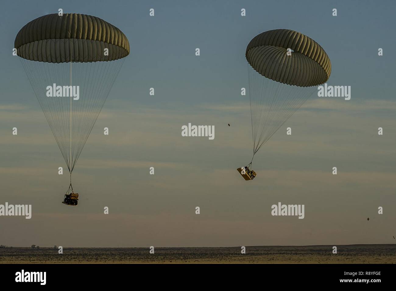 An airdrop training mission was conducted by an MC-130J, from the 9th ...